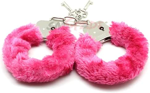 Amazon.com : The Single Mom Soft Fuzzy Handcuffs Fluffy and Metal ...