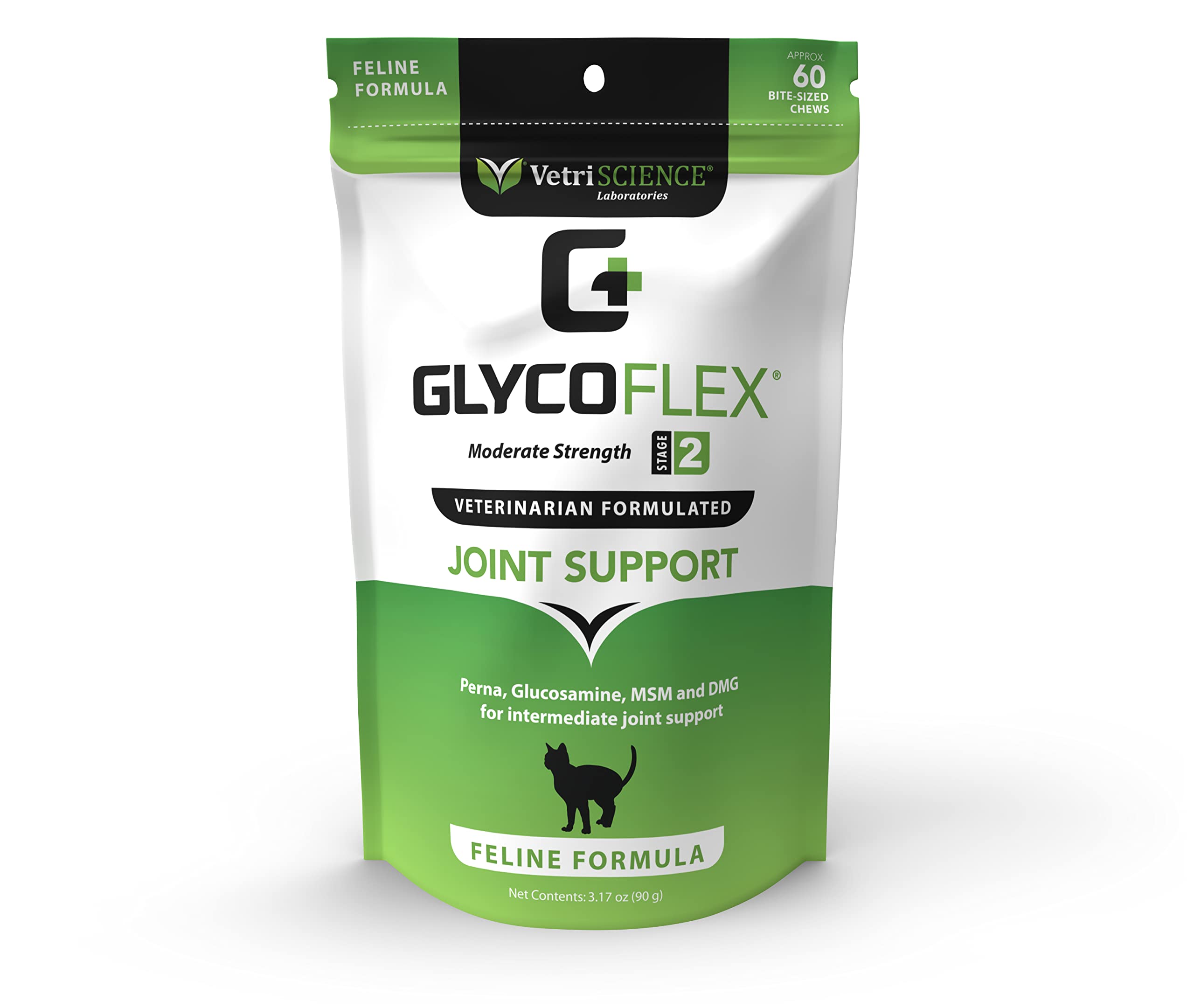 VetriScience GlycoFlex 2 Joint Support Cat Supplements - 60 Chews - Hip ...