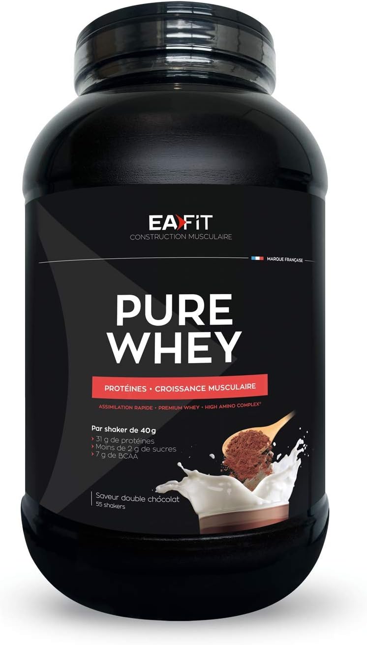 EAFIT Pure Whey – Double Chocolate 2.2kg – Muscle Growth – Tri-Source ...