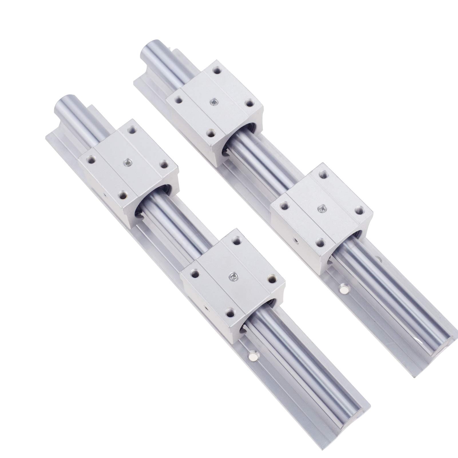 Mua Linear Rail 2PCS SBR12-500MM Linear Guide 2 Linear Guide Rails and ...