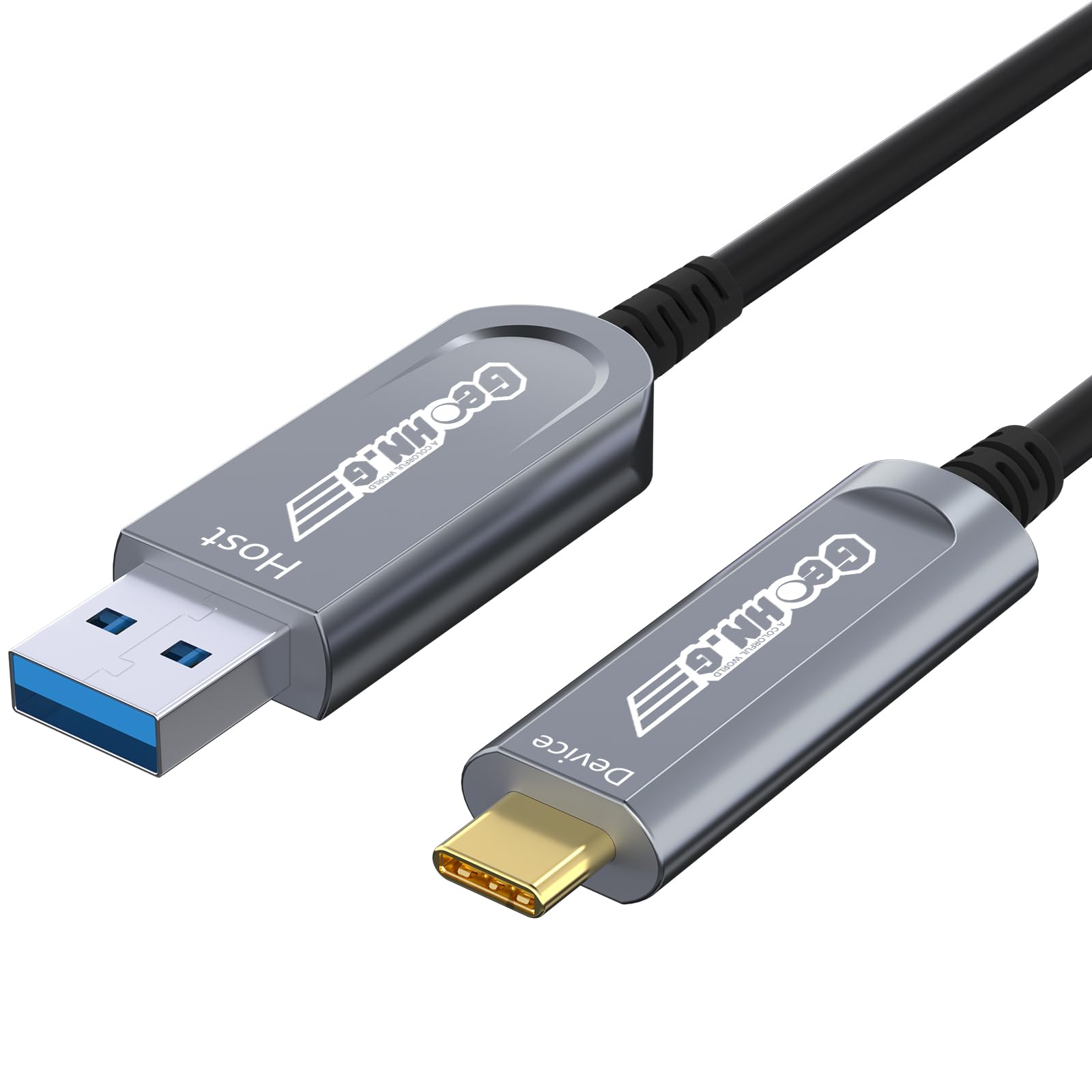 Mua GeoHN.G Fiber Optic USB A to USB C Cable 15M/50FT, 10Gbps High ...