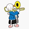 Amazon.com: Undertale Sans Sticker Decal Vinyl Bumper Sticker Decal ...