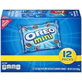Amazon.com: Oreo Mini Chocolate Sandwich Cookies, 12 Count Individual ...