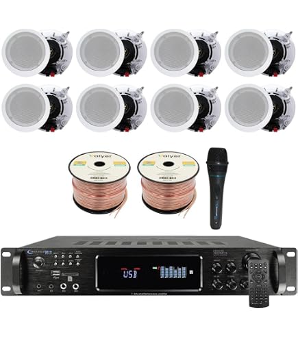 Bluetooth Speaker Kit 7.2 Channel Home Audio System Kit - 1500W ...
