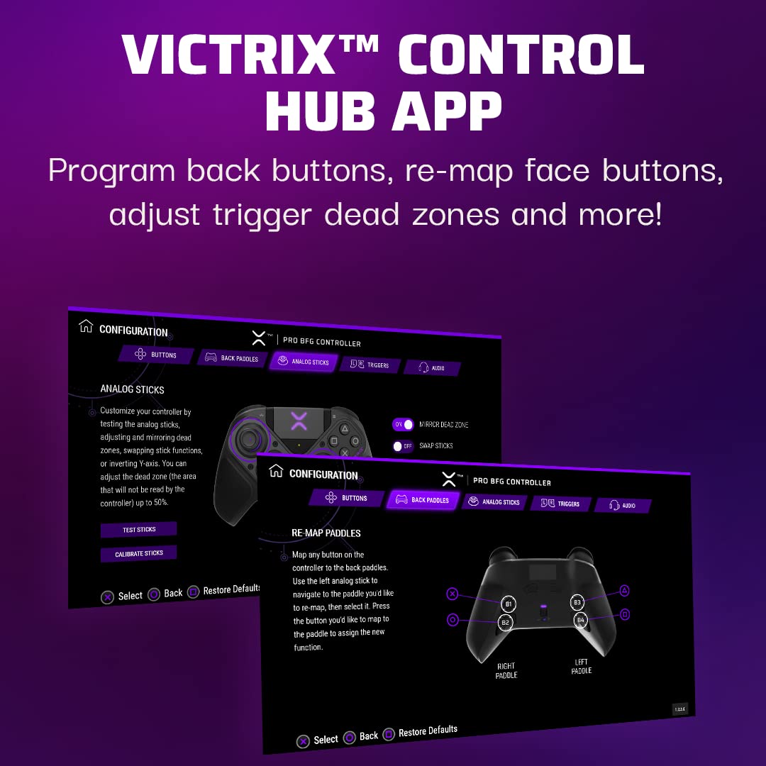 PDP Victrix Pro BFG Wireless Gaming Controller For Playstation 5 / PS5 ...