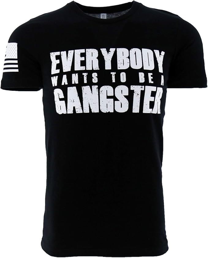 ACal by Adam Calhoun Gangster Men's T-Shirt - USA Made - Black - S ...