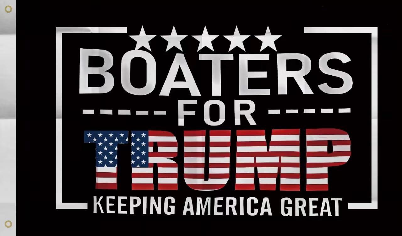 WENWELL Boaters for Trump 2024 flag 3x5 Ft,Keeping America Great Flags ...