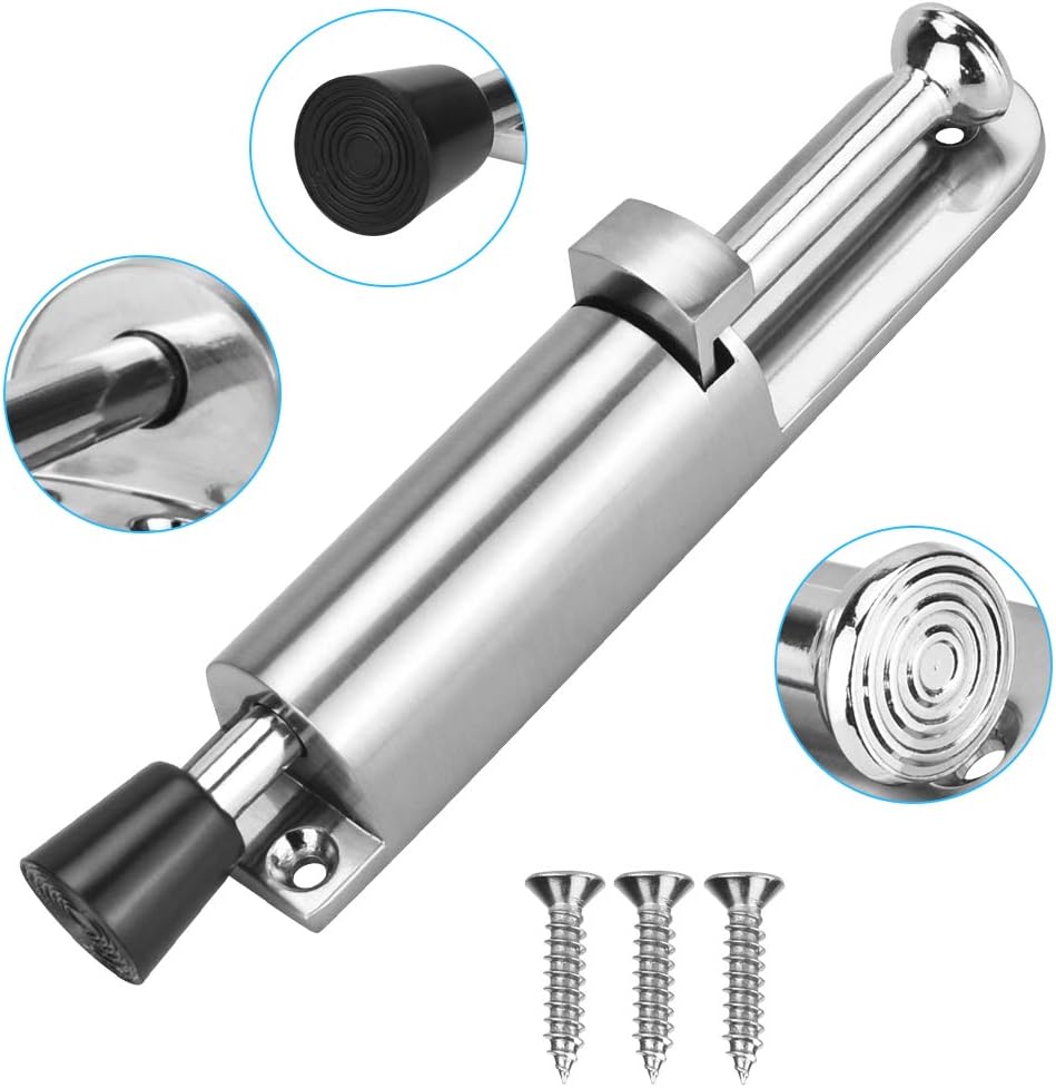 DECARETA Door Holder Metal Door Stopper Spring-Loaded Holder Floor Door ...