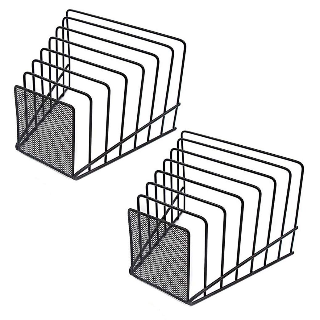 Mua 2 Pack Multi Step File Organizer Incline Desktop File Sorter Metal ...