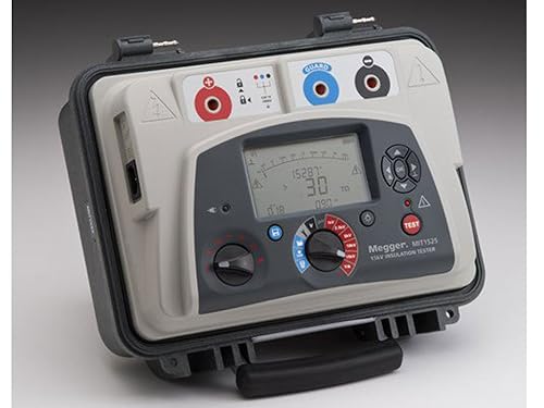Megger MIT1525-US Megger Insulation Tester, LCD with Backlight Display ...