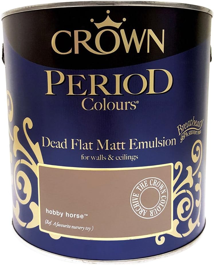 Crown Period Colours Flat Matt Emulsion Breatheasy Paint - Hobby Horse ...