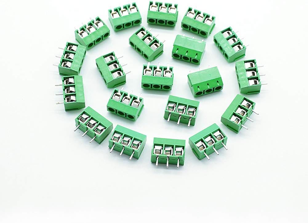 YIXISI 100pcs Universal PCB Board Kit, 5mm Pitch 2 Pin & 3 Pin PCB ...