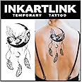Amazon.com : INKARTLINK Tattoo Tech, 2 Sheets Extra-Large Semi Permanent Tattoo, Adult Art ...