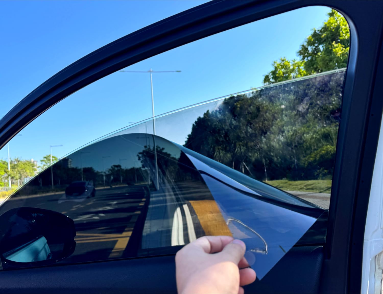 Car Side Window Tinting (Model Y Only) Removable and Easy to Install ...