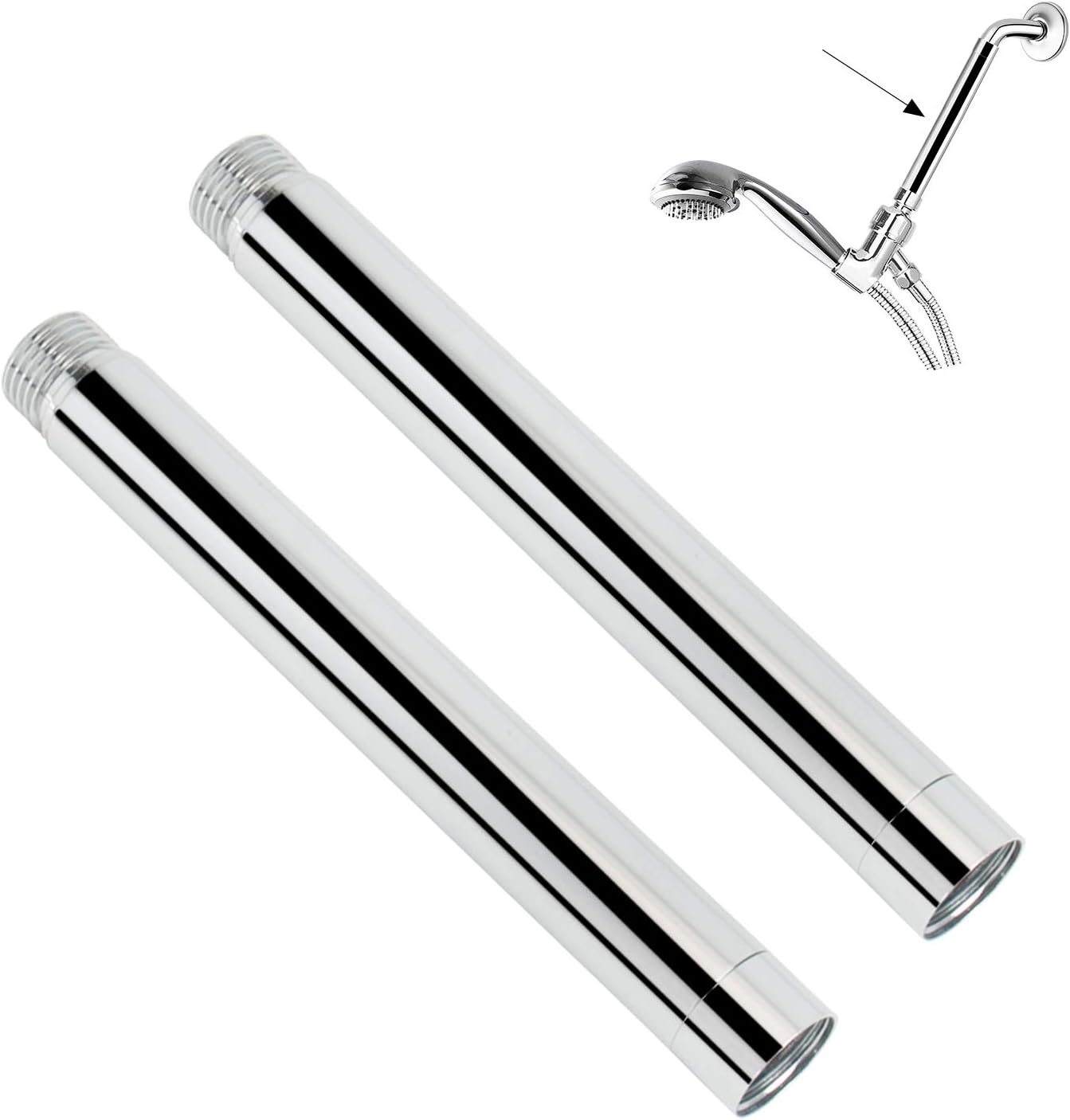 NearMoon Shower Arm Extension, Shower Head Extender Water Outlet Lowers ...