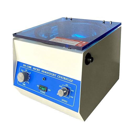 Digital Bench-top Centrifuge, High-Speed 1500~12000RPM 24 Glass ...