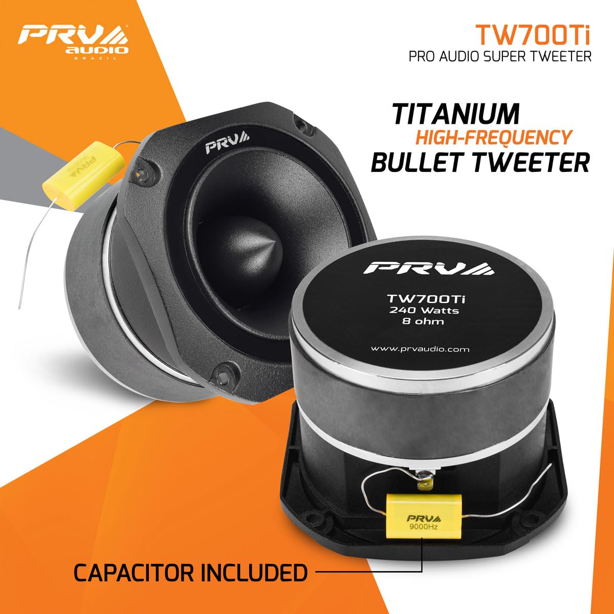 Mua PRV AUDIO TW700Ti Black 4 Inch Titanium Bullet Tweeter TW700Ti 240 ...