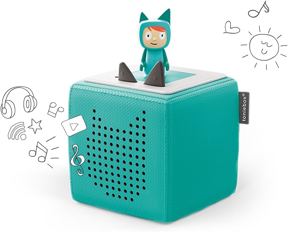 Boxine GmbH Tonies Toniebox - Starterset - Turquoise, Audiosystem pour ...