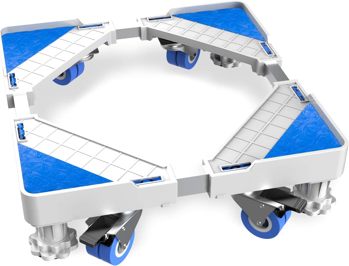 Adjustable Mobile Washing Machine Base 4 Wheels 4 Legs Washing Machine ...