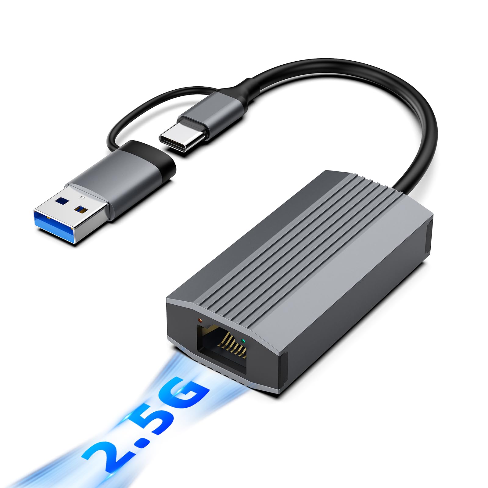 2.5G USB C USB 3.0 Ethernet Adapter, Ethernet Adapter for Laptop ...