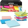 Amazon.com : Arteza Sticky Notes, 24 Pads, 100 Sheets Each, 3 x 3 ...