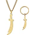 VASSAGO Zulfiqar Sword Necklace for Men and Women, Imam Ali Zulfiqar ...