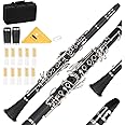 Amazon.com: Ktaxon Bb Flat Clarinet Mid-range Bakelite Beginner ...