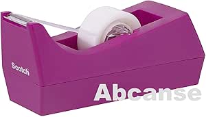 Amazon.com : Scotch Classic Desktop Tape Dispenser, Pink, for 1-Inch ...