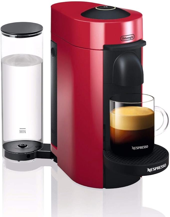 Nespresso Vertuo Plus Coffee Machine, Red Finish by Magimix (RED ...