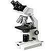 AmScope B100-MS Compound Binocular Microscope, 40X-1000X Magnification ...