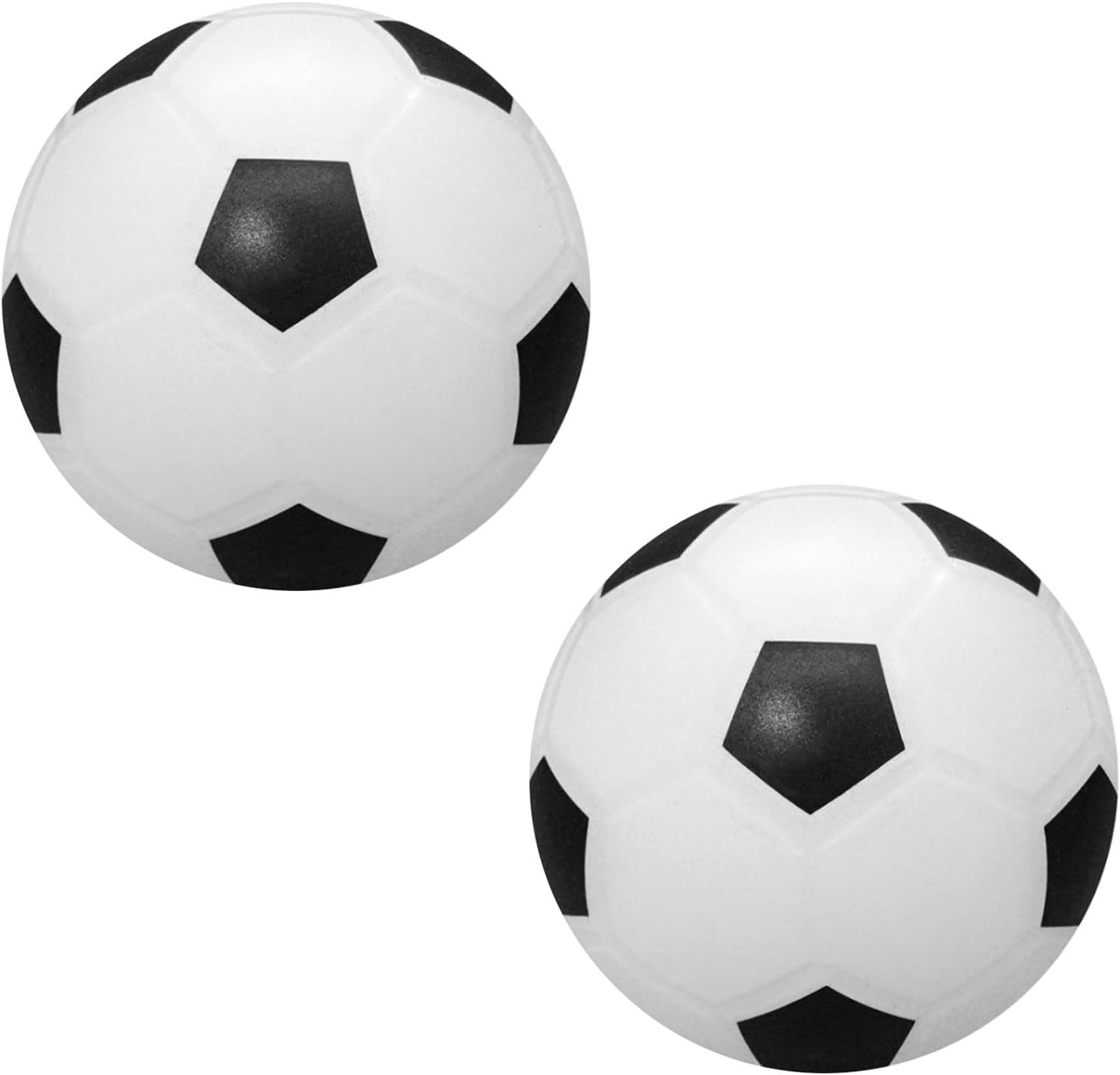 WIFUN 2 Pcs PVC Plastic Football, Soft Lightweight Children Football ...