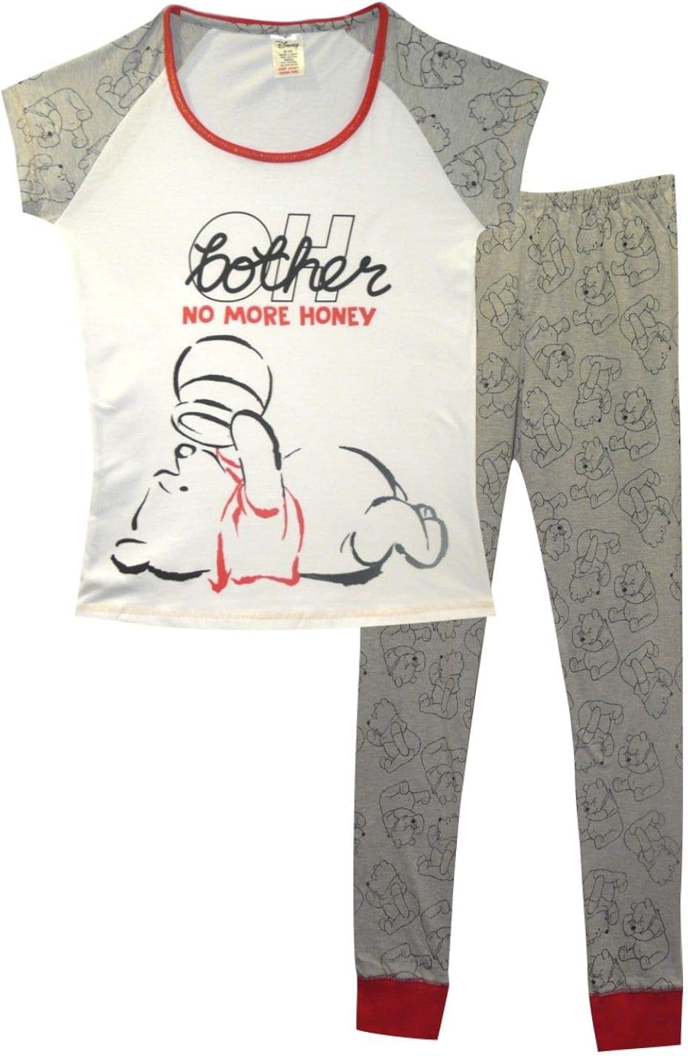 Disney Winnie The Pooh Oh Bother Ladies Pyjamas: Amazon.co.uk: Clothing