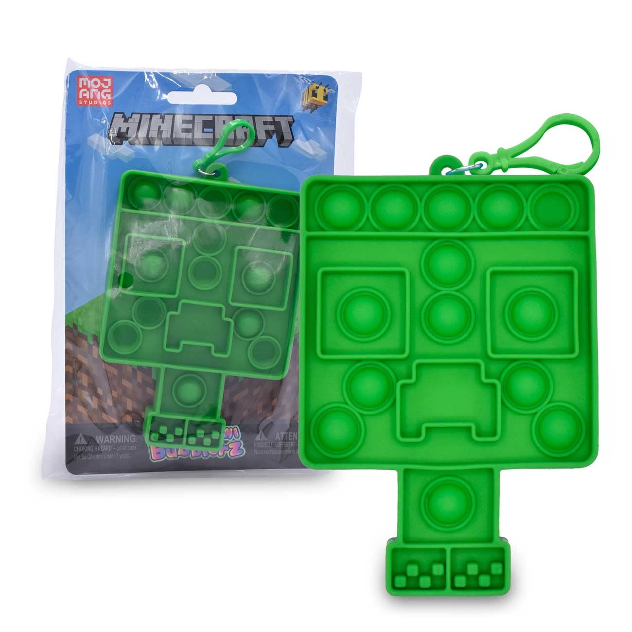 Mua Minecraft Mini Bubblerz Fidget Bubble Popper Backpack Hanger ...