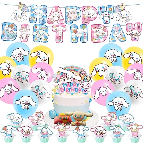 Mua Kawaii Cute Cartoon Birthday Party Decorations,Anime Cinna_moroll ...
