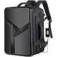 Amazon.com: Elsegood Hard Shell Anti Theft Backpack for Men 35L ...