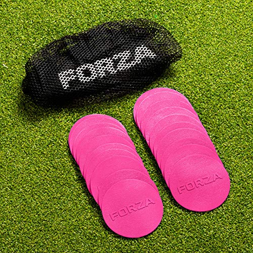 FORZA Mini Flat Disc Markers [20 Pack] | Mini Markers for Soccer ...