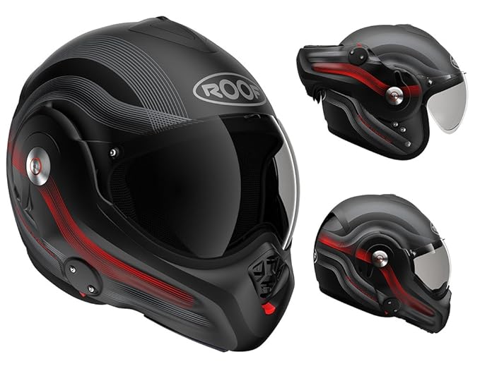 ROOF Helmet Desmo, Streamline Red, Size L: Amazon.co.uk: Car & Motorbike