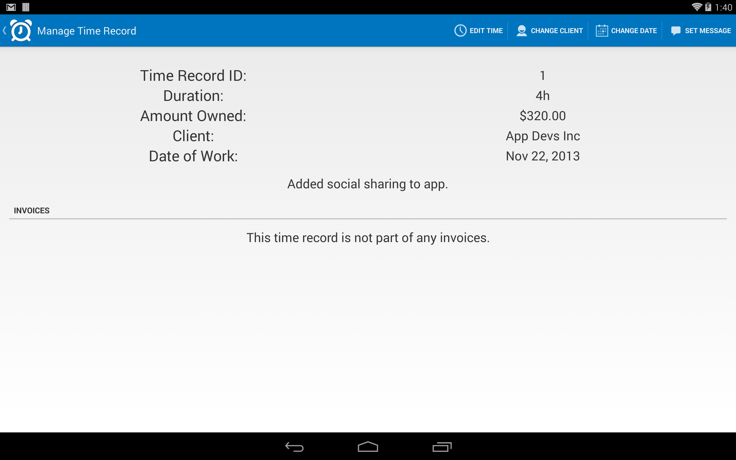 Time Tracker Pro:Amazon.com:Appstore for Android