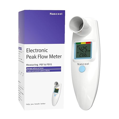 Digital Peak Flow Meter,Home Medical with Tracking Software Manually ...