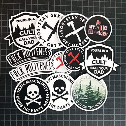 Amazon.com: My Favorite Murder - Giant Sticker Pack - High Quality ...