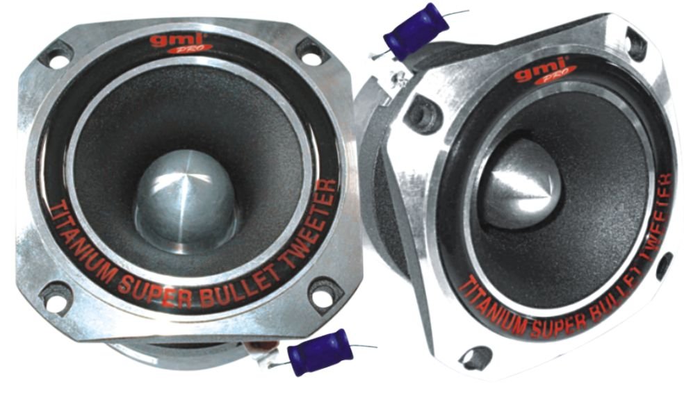 Super Titanium Tweeter - 600 Watts, Peak Power, Ferro Fluid Enhanced ...