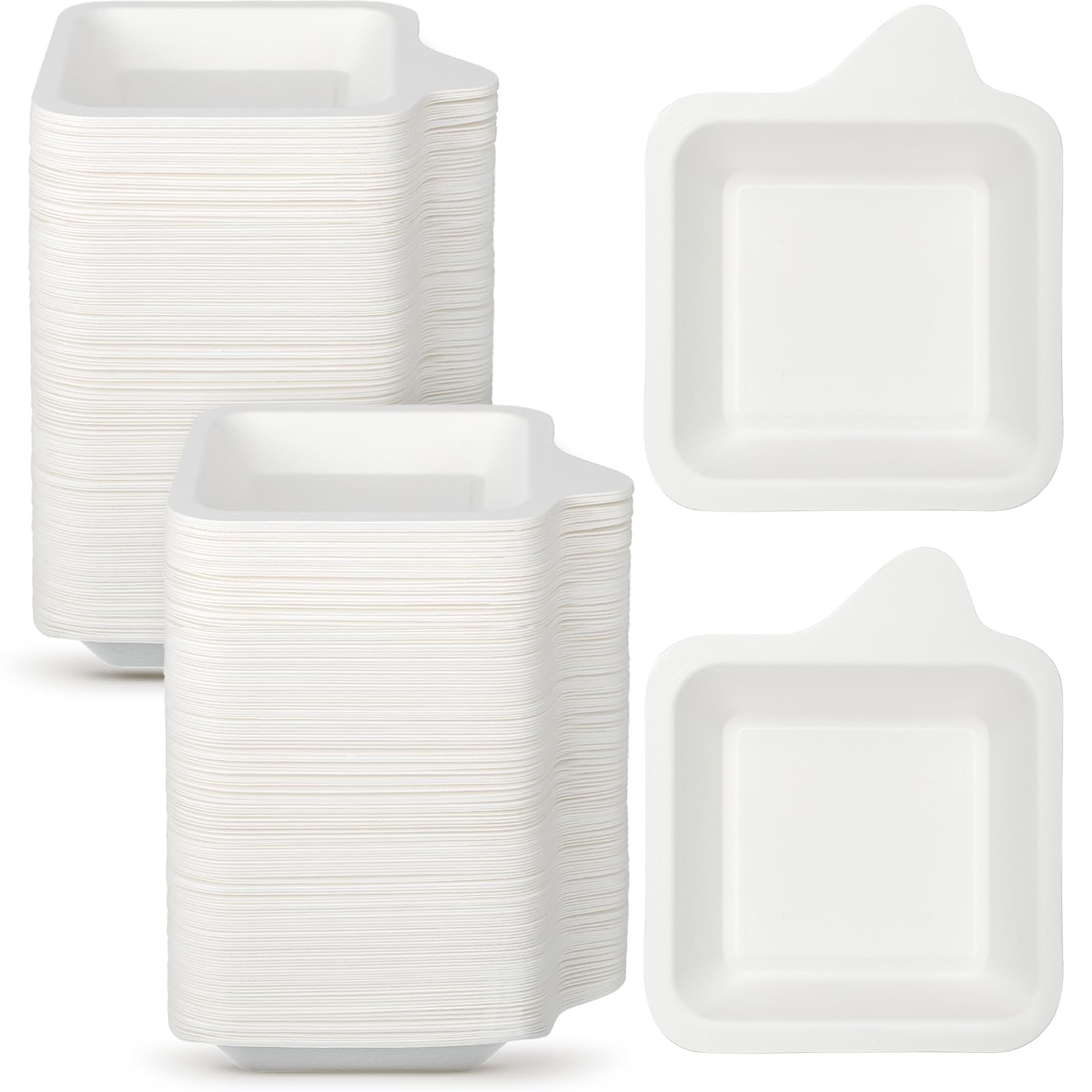 Remerry 200 Pcs Small Paper Plates Small Disposable Plates Paper Bulk ...