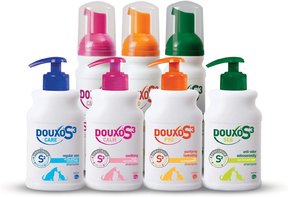 DOUXO S3 PYO Antibacterial and Antifungal Dog Leave-on Mousse ...