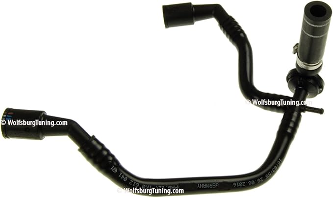 Amazon.com: Brake Booster Vacuum Hose Includes Check Valve fits VW Audi ...