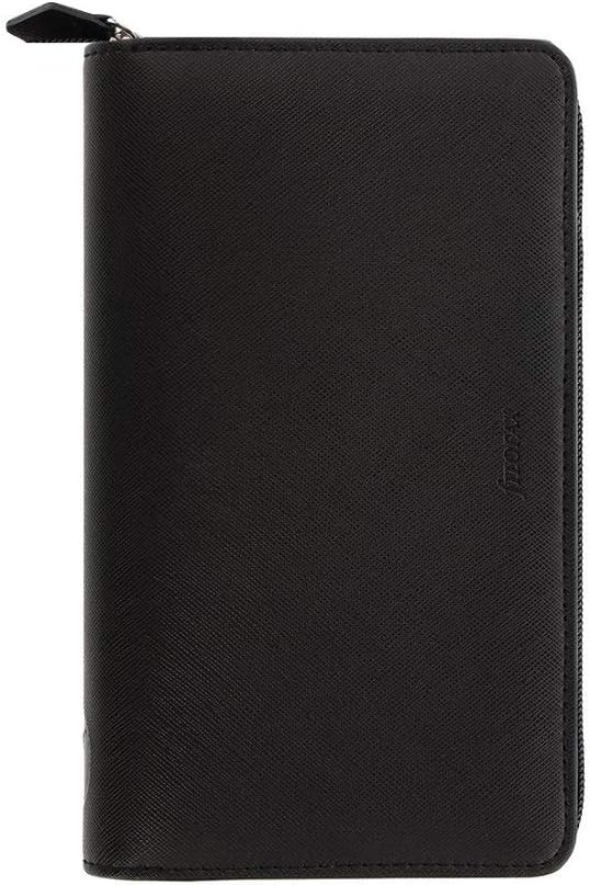 Filofax Saffiano Personal Compact Zip Organiser – Black – BigaMart