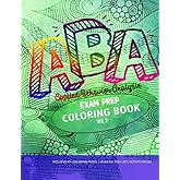 Applied Behavior Analysis Exam Prep Coloring Book: A Creative Study ...