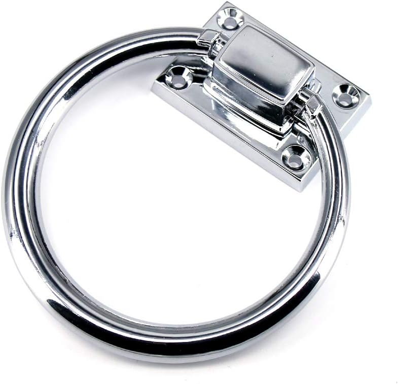 Vita Hardware 1x Dia 100mm Modern Drop Ring Circle Handles Zinc Alloy ...