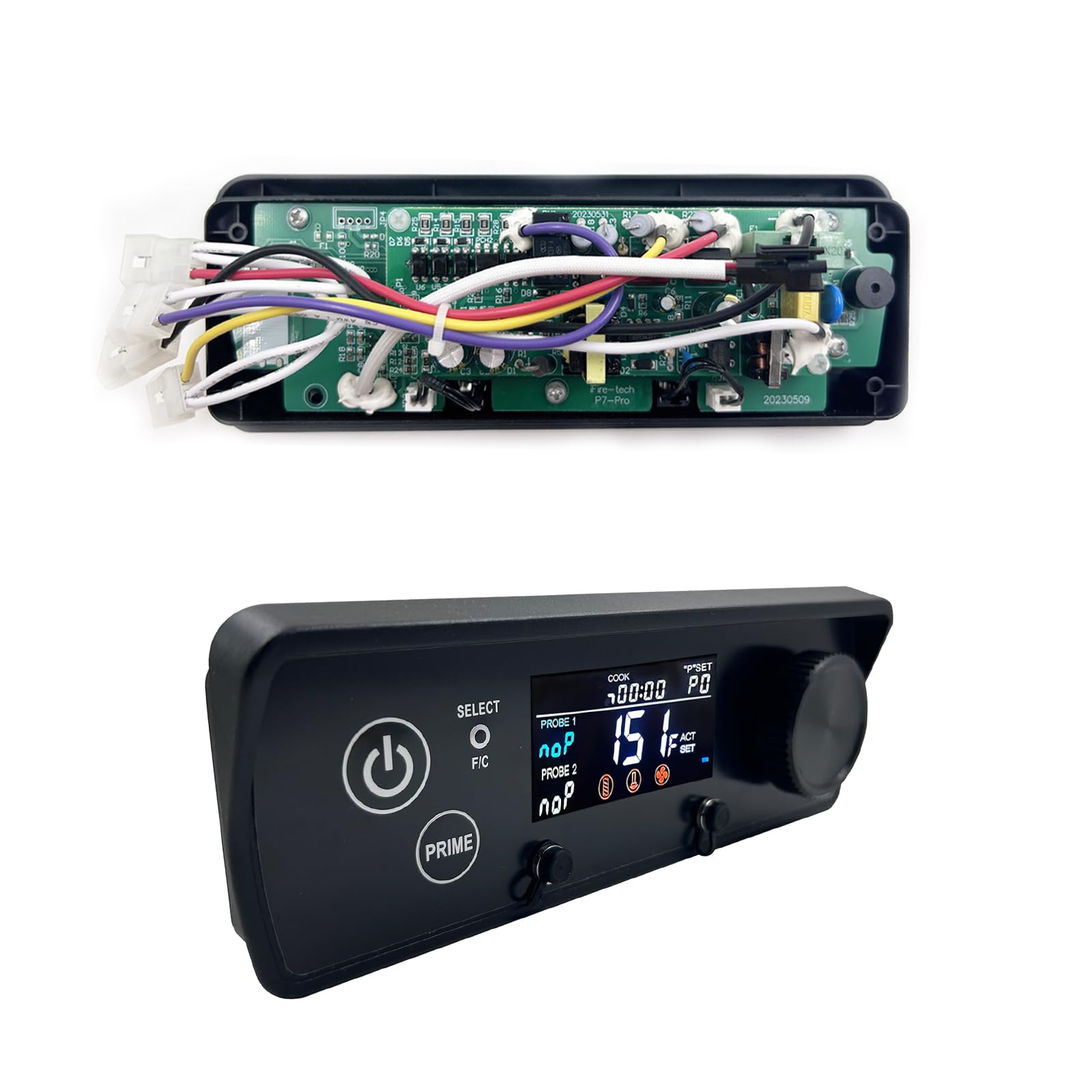 Rectangular PID Digital Control Board (NO WiFi) Replacement for Pit ...