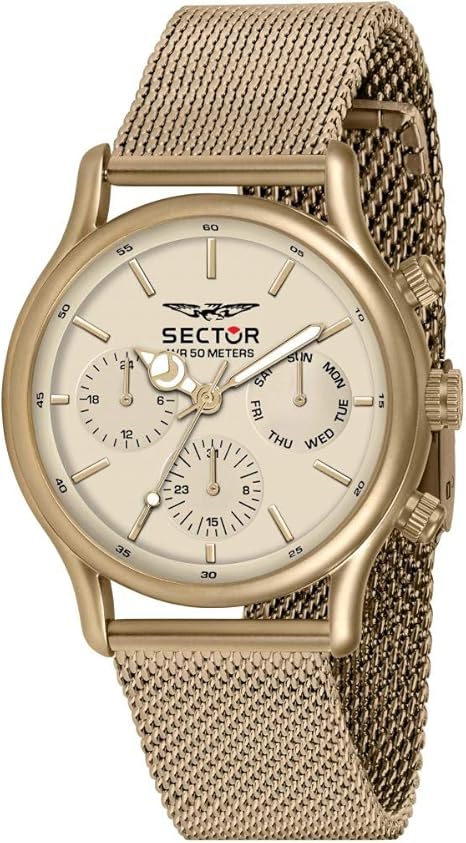 Sector No Limits Mens Analogue Quartz Watch with Stainless Steel Strap ...