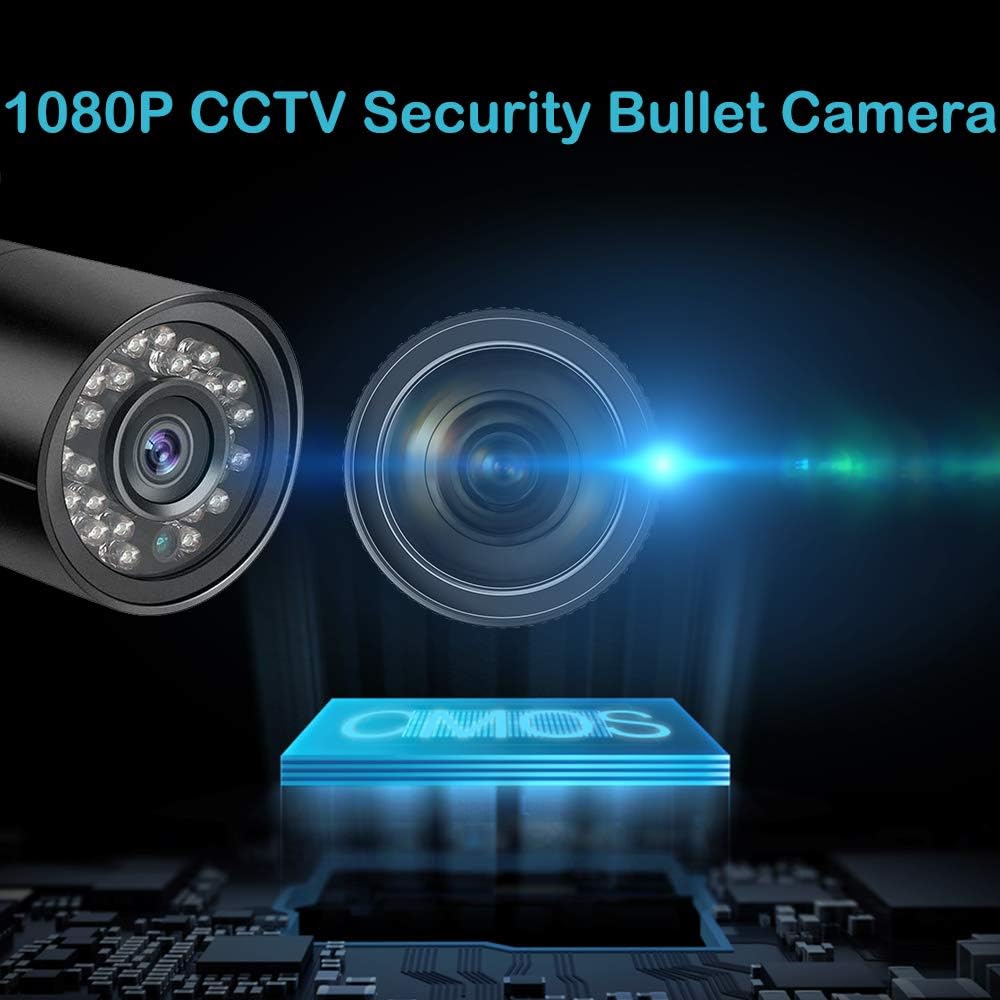 Dericam 1080P 1920TVL Security CCTV Bullet Camera for Surveillance ...